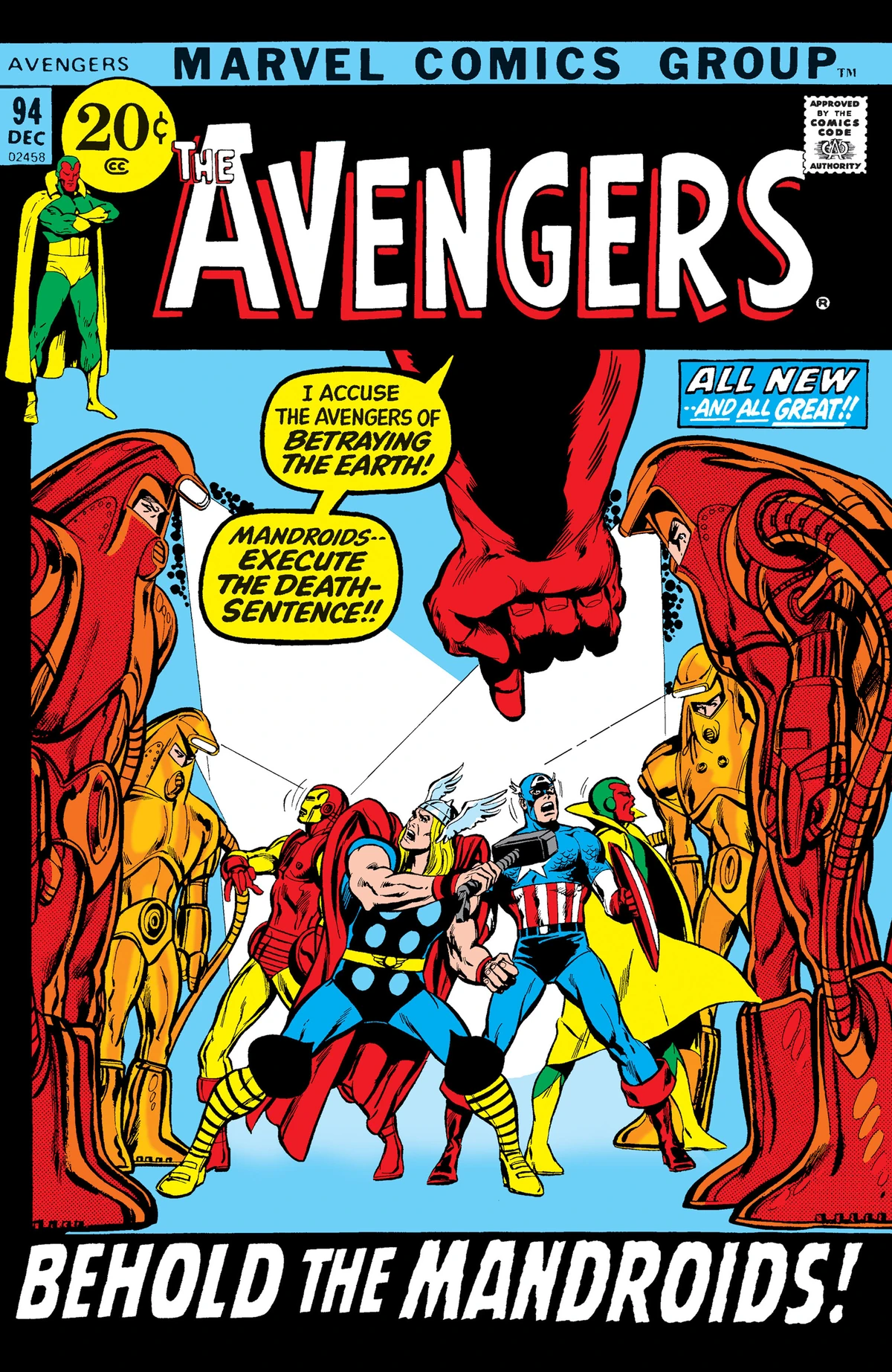 Avengers Vol 1 94 | Marvel Database | Fandom