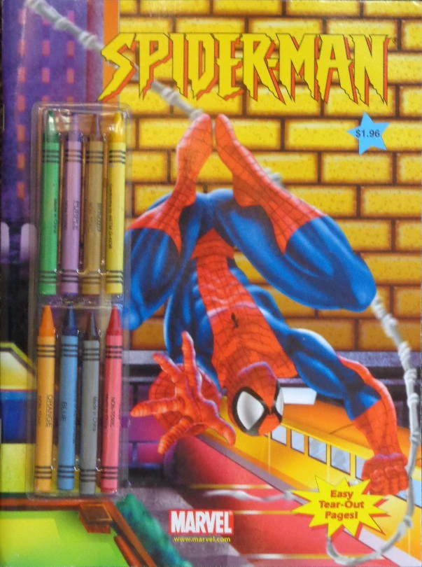 Spider-Man Crayon Book 4607-4 | Marvel Database | Fandom