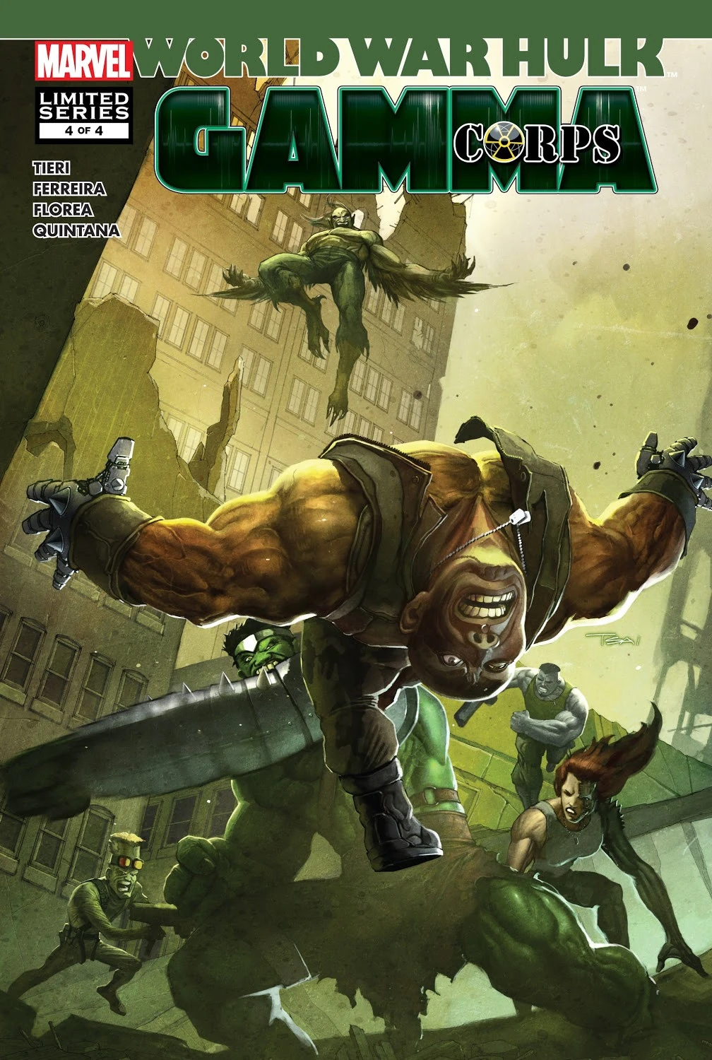World War Hulk: Gamma Corps Vol 1 4 | Marvel Database | Fandom