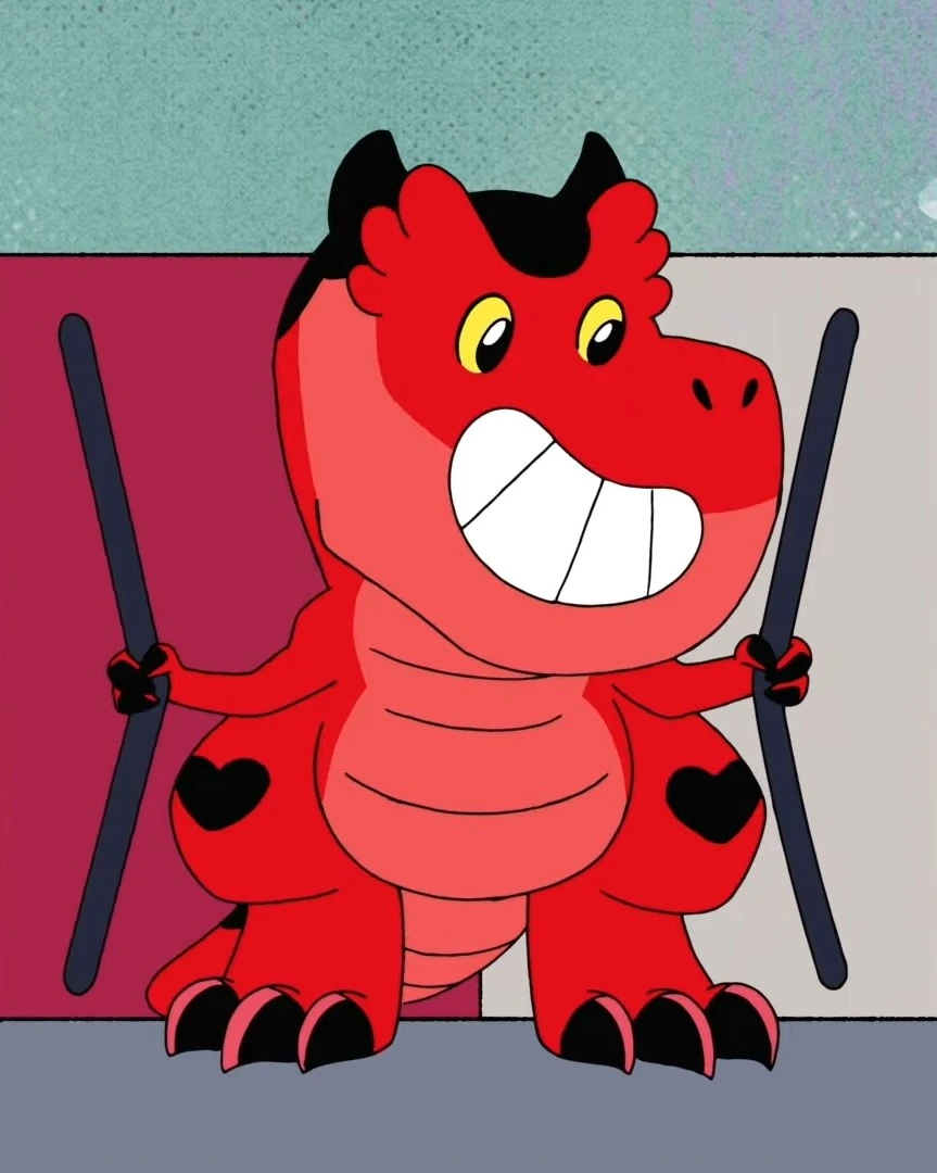 how to draw devil dinosaur