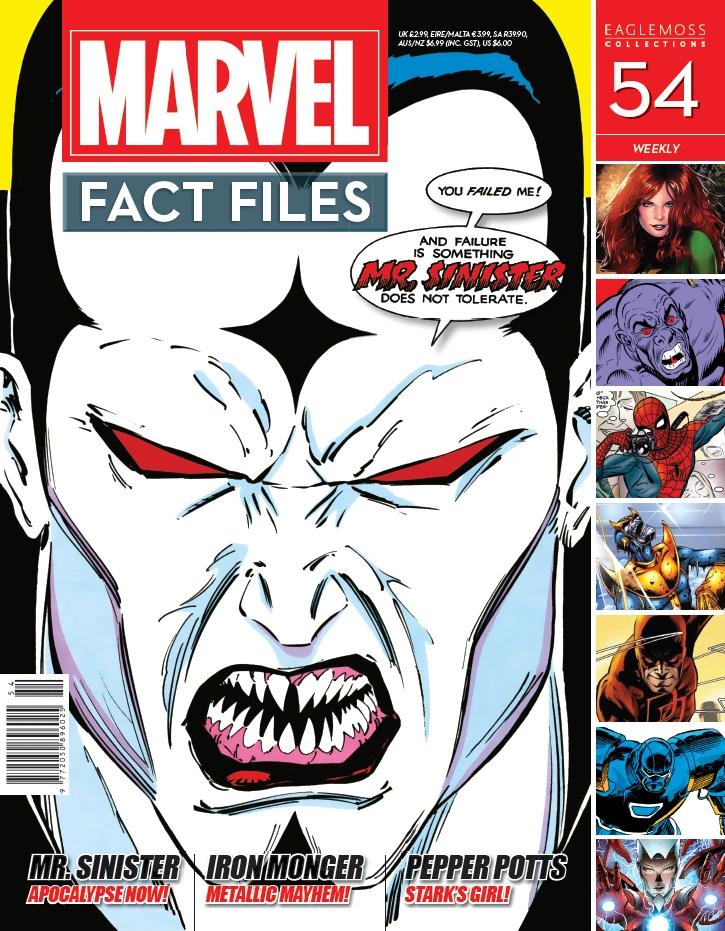 Marvel Fact Files Vol 1 54 | Marvel Database | Fandom