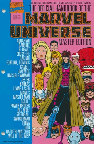 Official Handbook of the Marvel Universe Master Edition Vol 1 21 ...