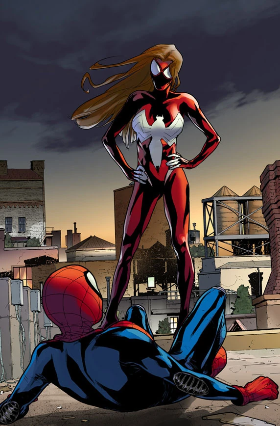 Category:Miles Morales (Earth-1610) and Jessica Drew (Spider-Clone ...