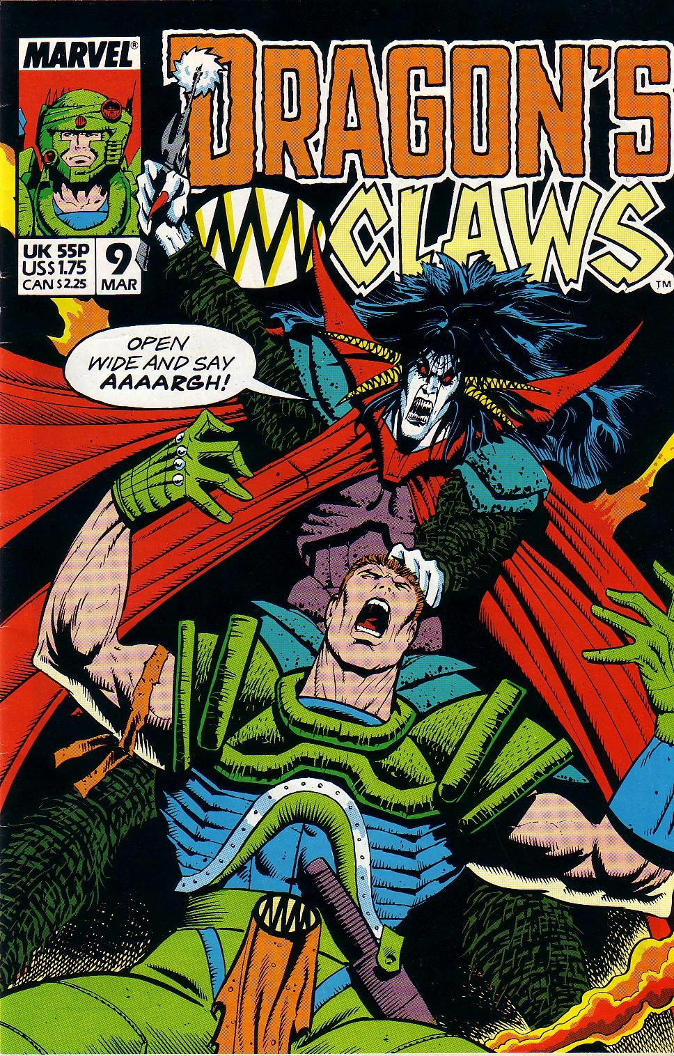 Dragon's Claws Vol 1 9 | Marvel Database | Fandom