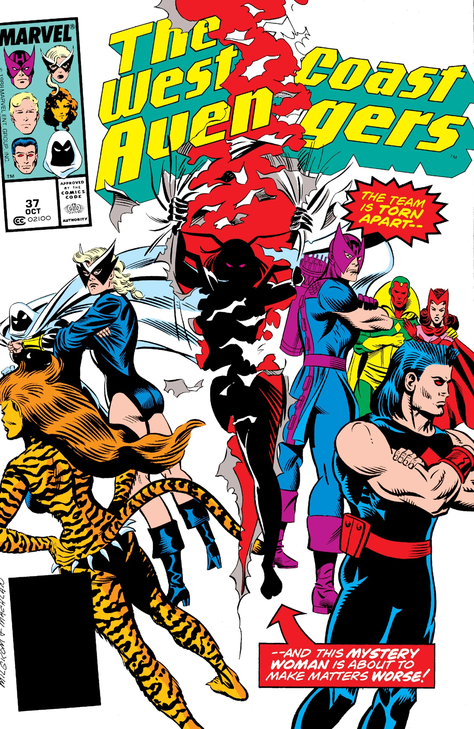 West Coast Avengers Vol 2 37 Marvel Database Fandom