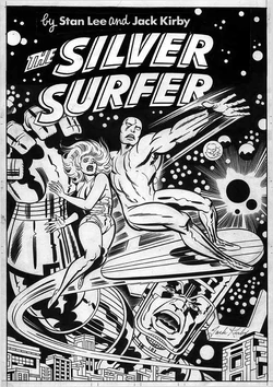 silver surfer coloring book