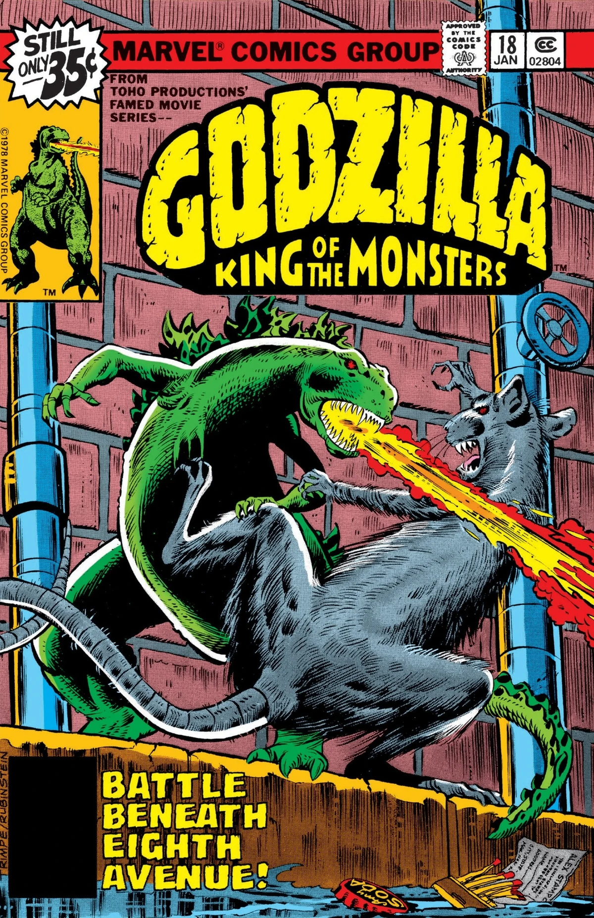 Godzilla Vol 1 18 | Marvel Database | Fandom