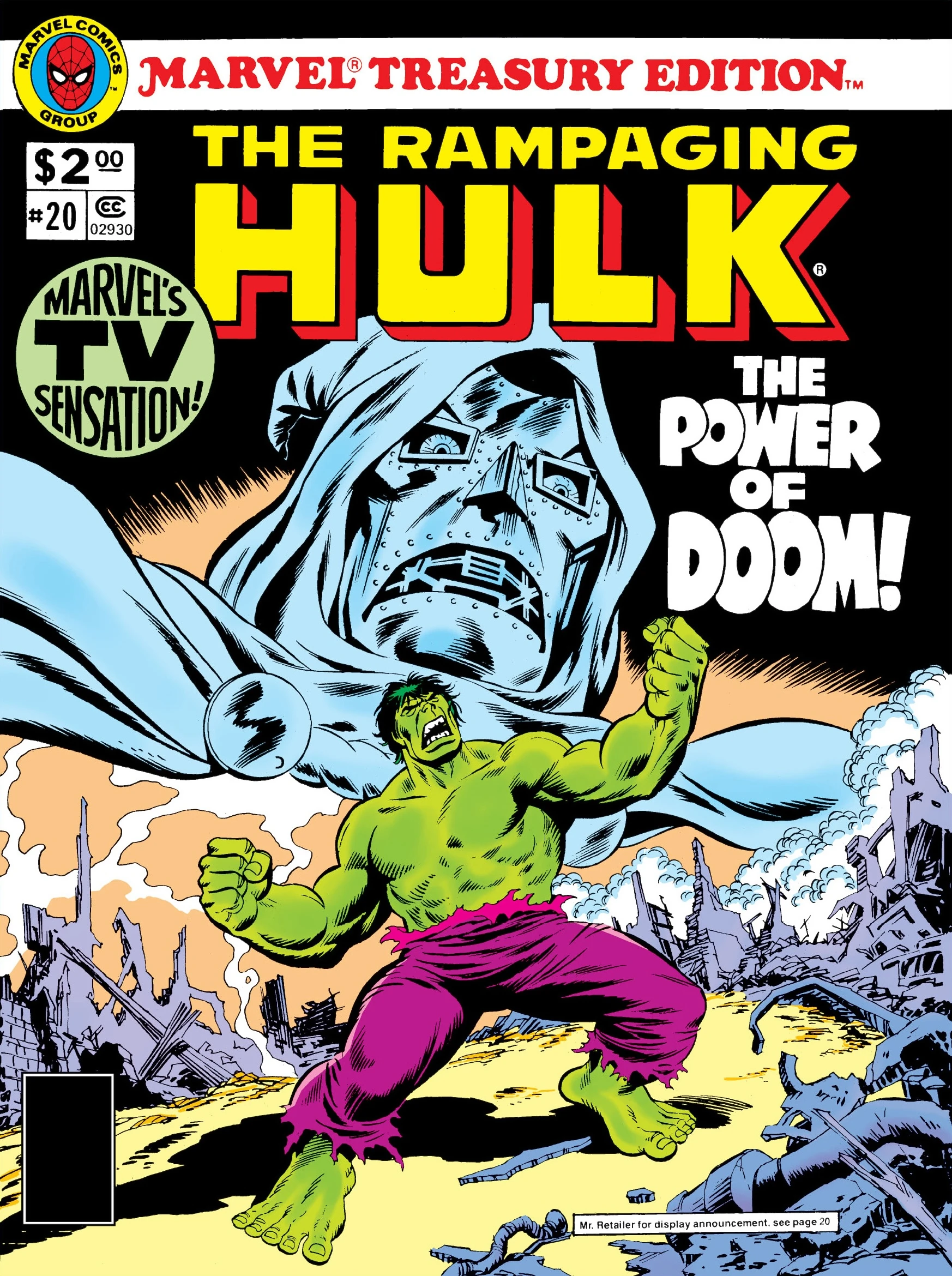 Marvel Treasury Edition Vol 1 20 Marvel Database Fandom