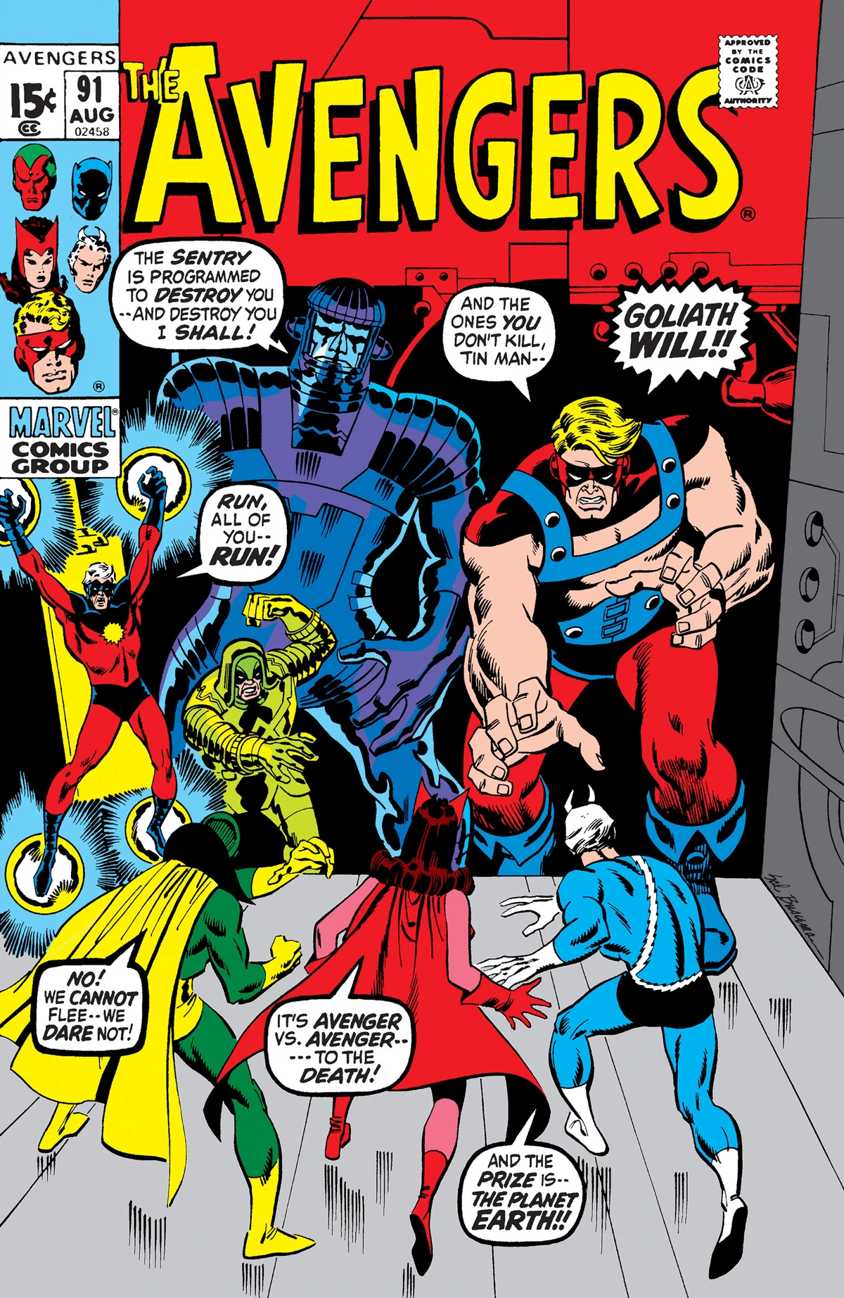Avengers Vol 1 91 | Marvel Database | Fandom