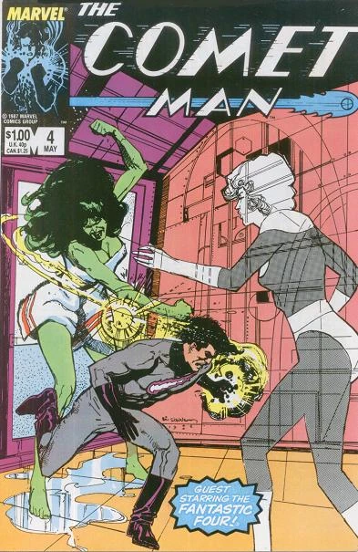 Comet Man Vol 1 4 | Marvel Database | Fandom