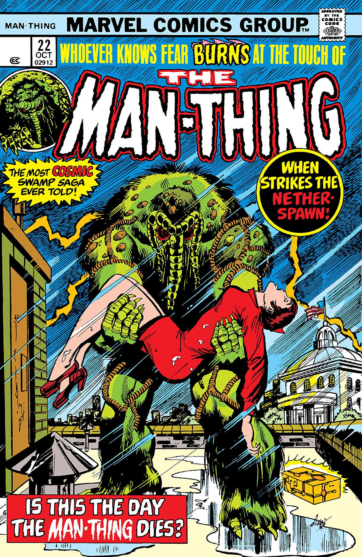 Man-Thing Vol 1 22 | Marvel Database | Fandom