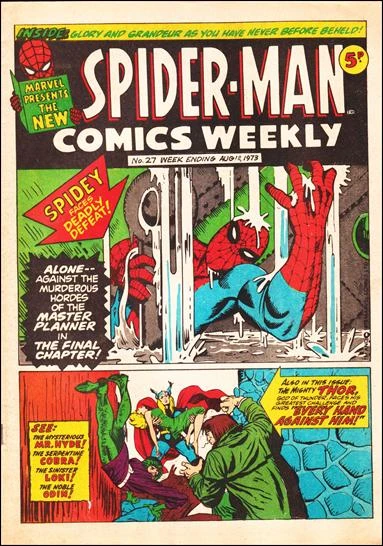 Spider-Man Comics Weekly Vol 1 27 | Marvel Database | Fandom