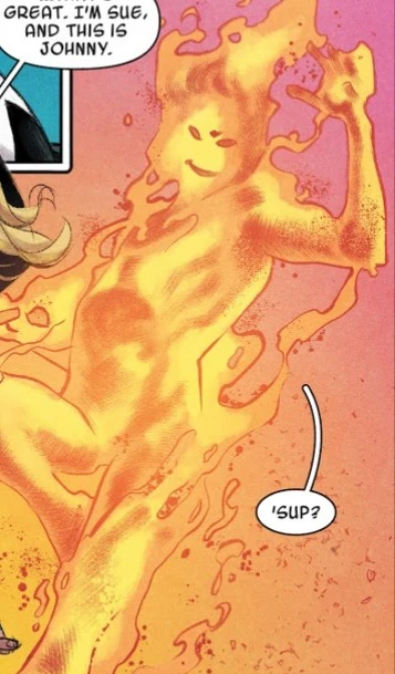 johnny storm comic cover