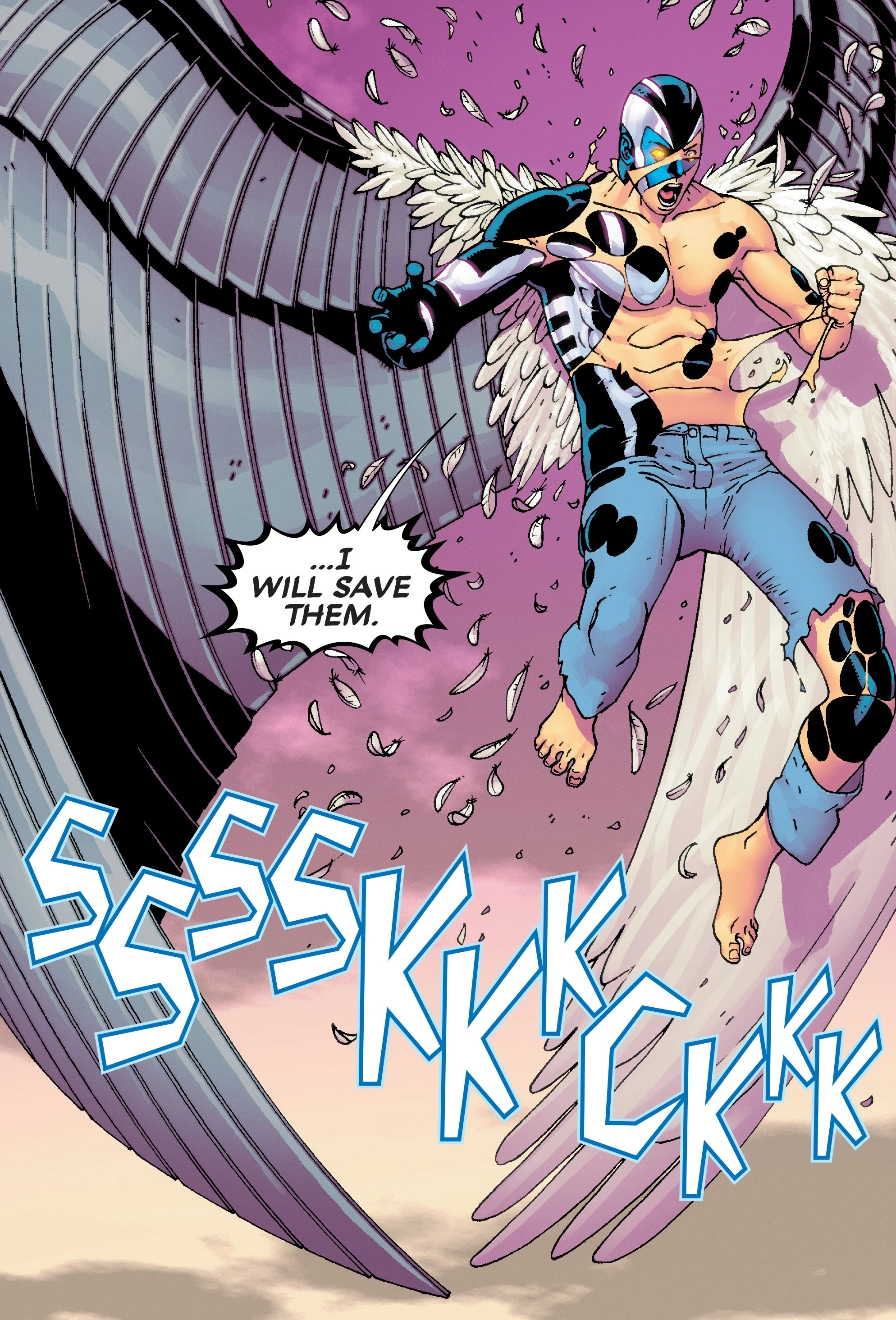 Archangel X Men Flying