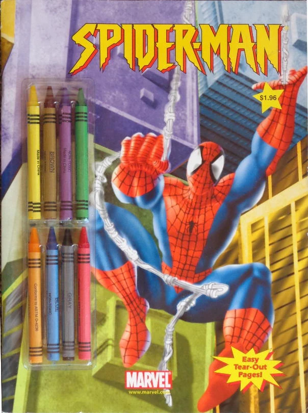 Spider-Man Crayon Book 4607-2 | Marvel Database | Fandom