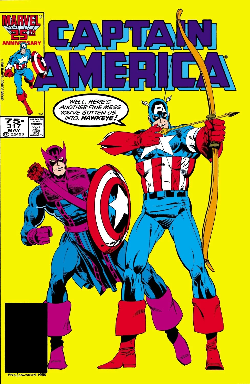 Captain America Vol 1 317 | Marvel Database | Fandom