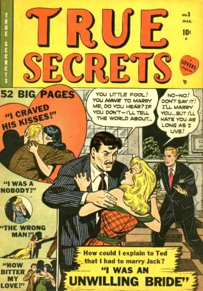 True Secrets Vol 1 (1950–1955) | Marvel Database | Fandom