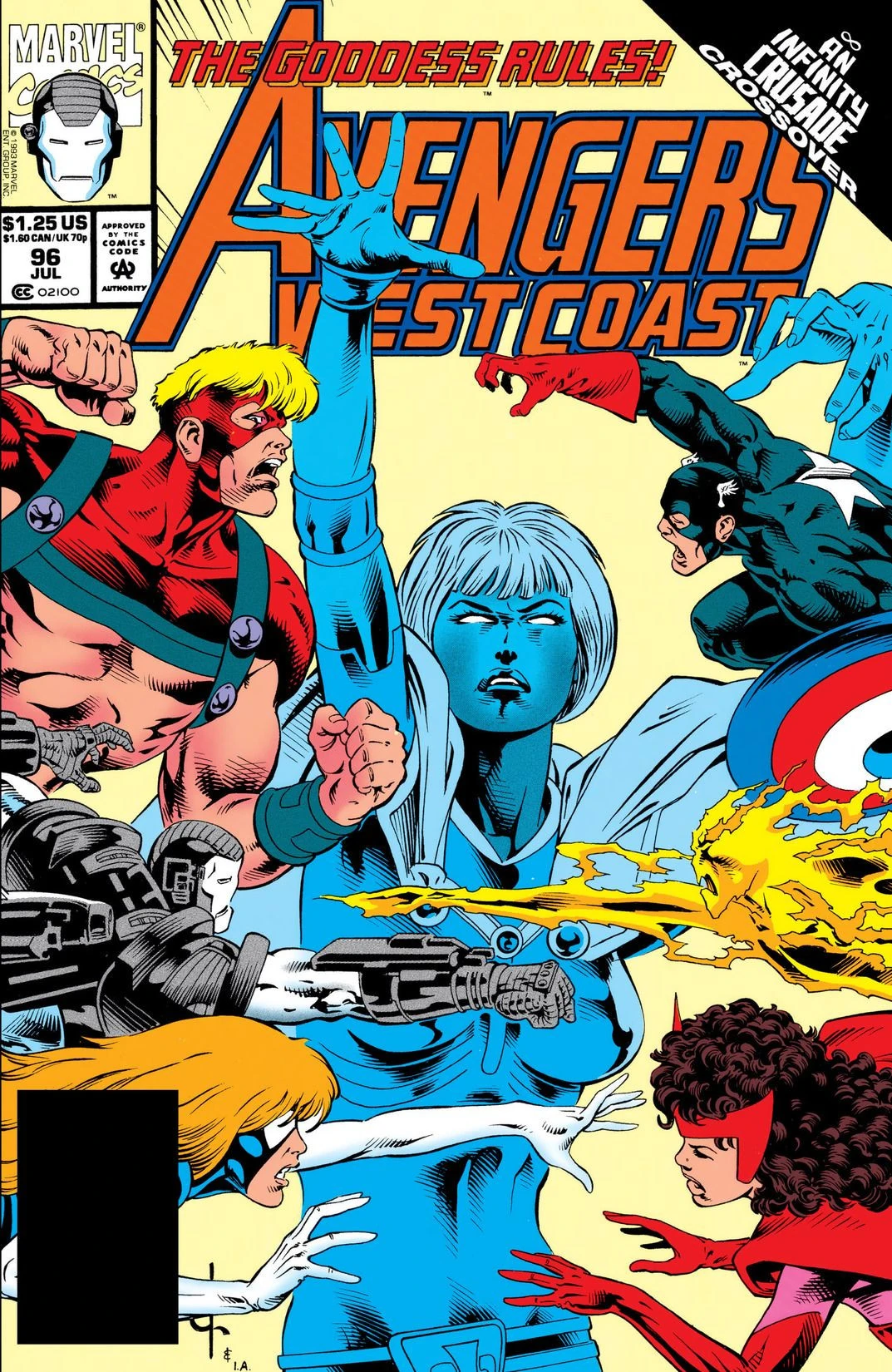Avengers West Coast Vol 1 96 Marvel Database Fandom