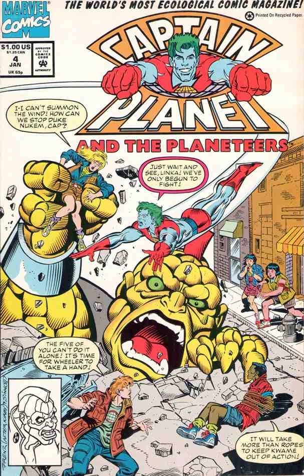 Captain Planet and the Planeteers Vol 1 4 | Marvel Database | Fandom