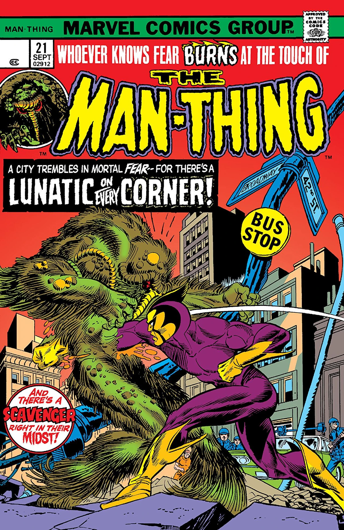 Man-Thing Vol 1 21 | Marvel Database | Fandom