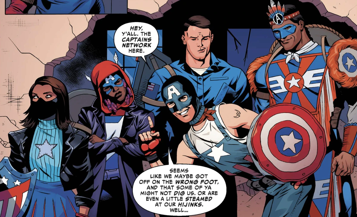 Captains Network (Earth-616)/Gallery | Marvel Database | Fandom