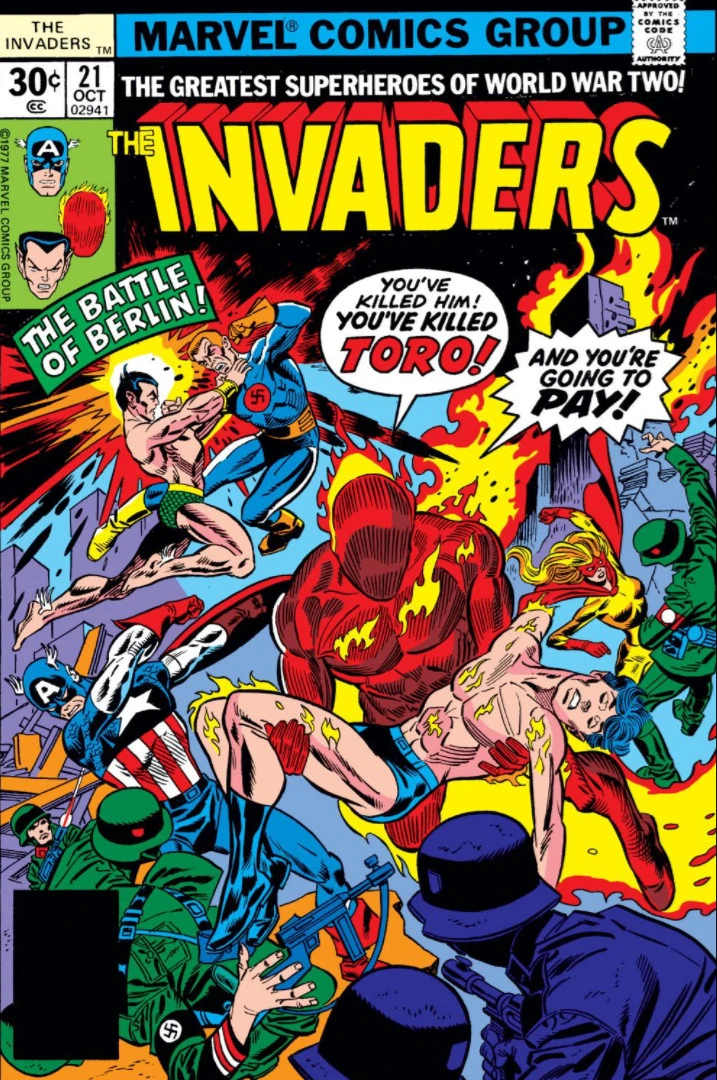 Invaders Vol 1 21 | Marvel Database | Fandom