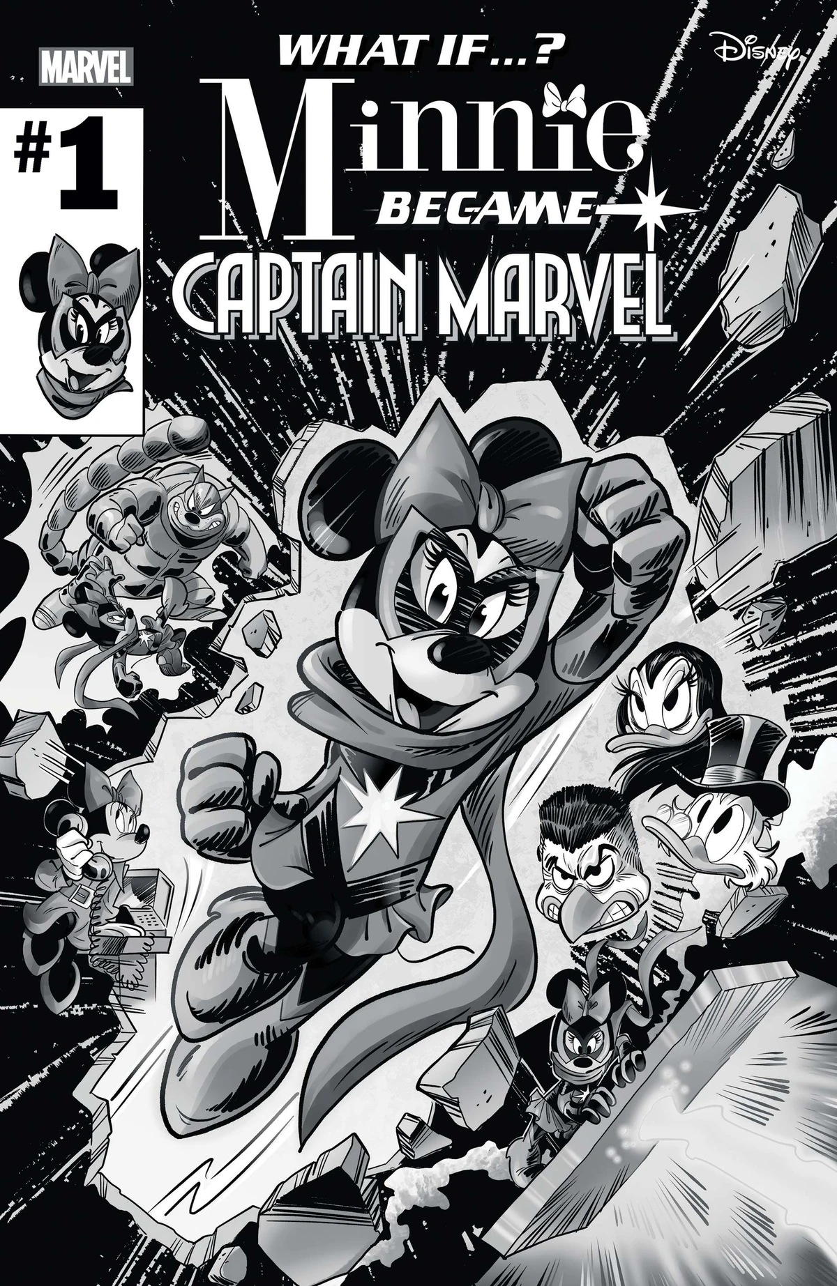 Marvel & Disney: What if…? Minnie Became Captain Marvel Vol 1 1 ...