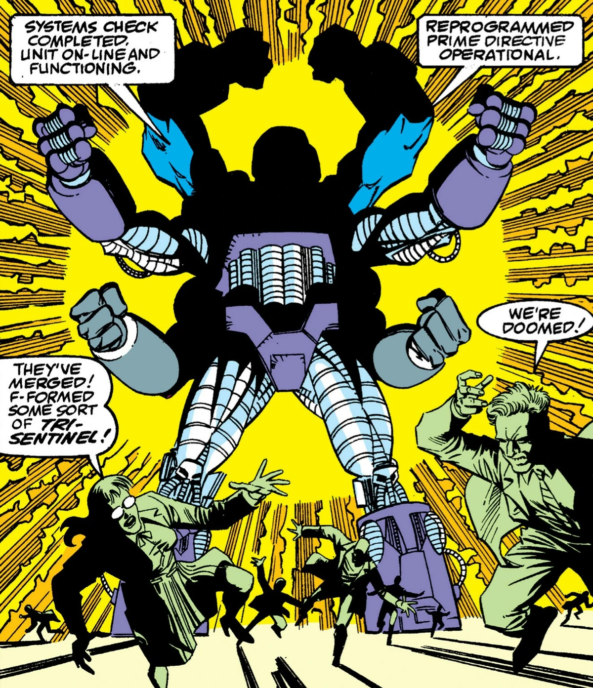 Tri-Sentinel (Earth-616)/Gallery | Marvel Database | Fandom