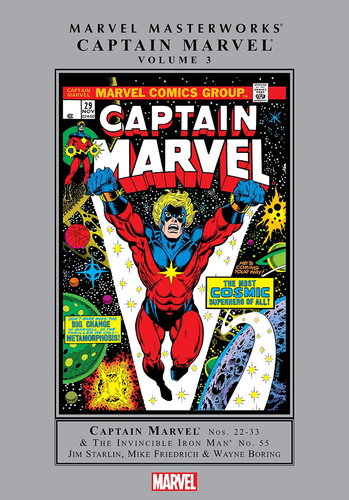 Marvel Masterworks: Captain Marvel Vol 1 3 | Marvel Database | Fandom