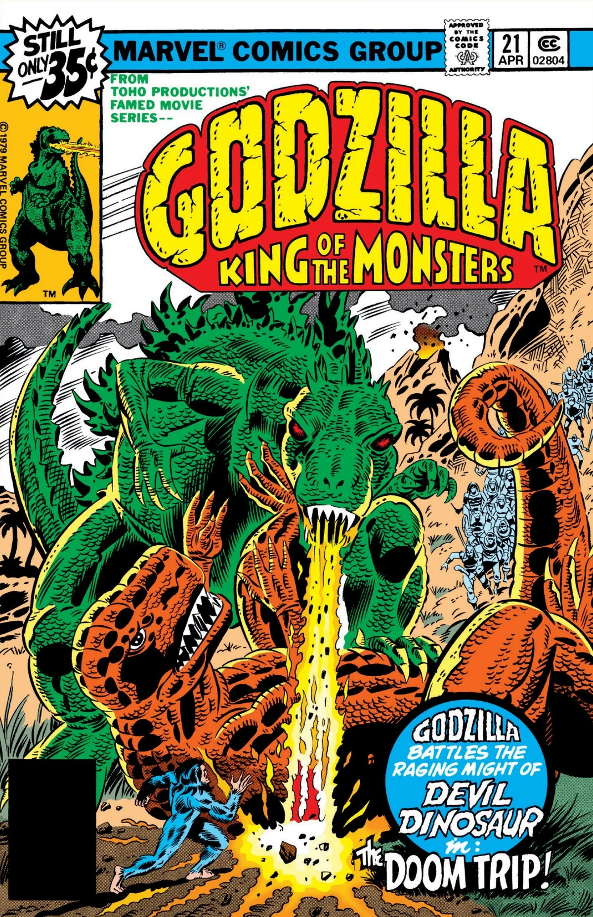 Godzilla Vol 1 21 | Marvel Database | Fandom
