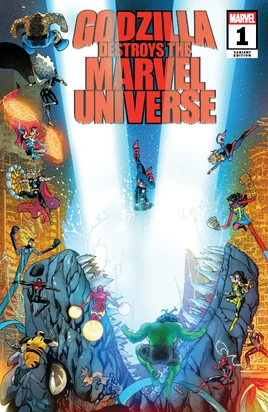 Godzilla Destroys the Marvel Universe Vol 1 1 | Marvel Database | Fandom