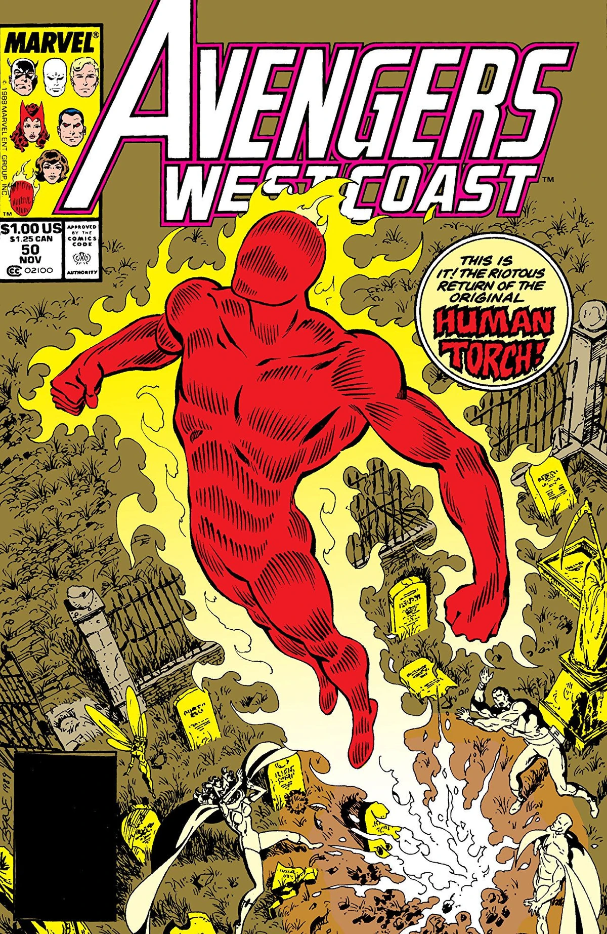 Avengers West Coast Vol 1 50 Marvel Database Fandom