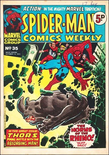 Spider-Man Comics Weekly Vol 1 35 | Marvel Database | Fandom