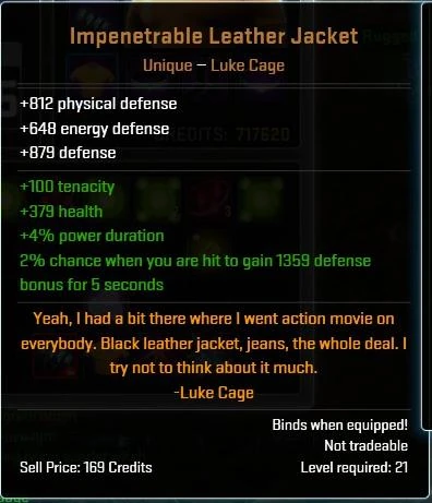 Impenetrable Leather Jacket | Marvel Heroes Wiki | Fandom