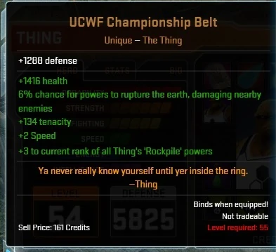 UCWF Championship Belt | Marvel Heroes Wiki | Fandom
