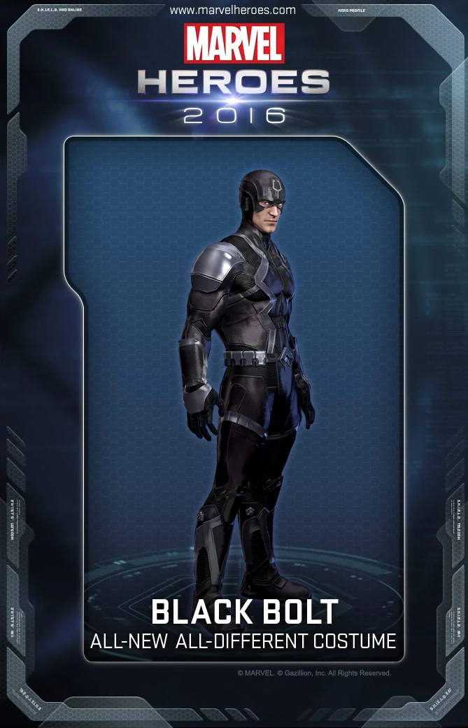 Black Bolt/Costumes | Marvel Heroes Wiki | Fandom