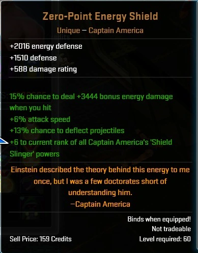 Zero-Point Energy Shield | Marvel Heroes Wiki | Fandom