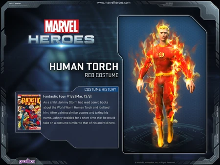 Human Torch/Costumes | Marvel Heroes Wiki | Fandom