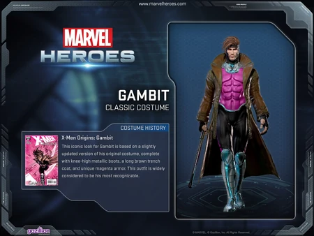 Gambit/Costumes | Marvel Heroes Wiki | Fandom