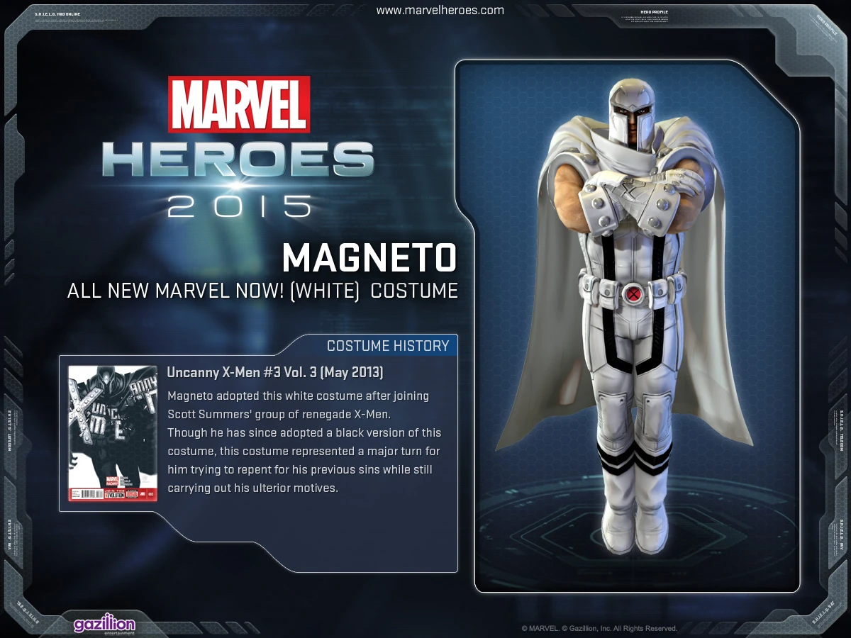 Magneto/Costumes | Marvel Heroes Wiki | Fandom