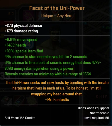 Facet of the Uni-Power - Official Marvel Heroes Wiki