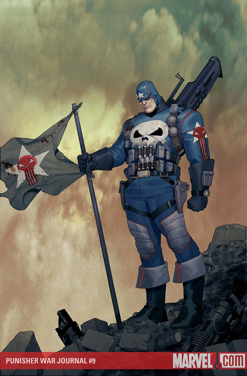 Punisher, Death of Captain America (Hero Datafile) | Marvel Heroic ...