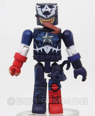 Captain America (Venomized) (Maximum Venom) | Marvel Minimates Wiki ...