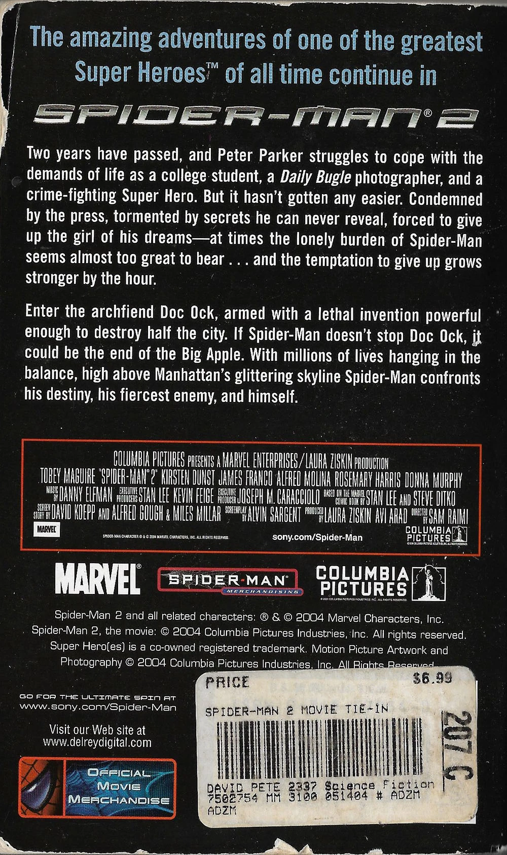 Spider-Man 2 (novelization) | Marvel Movies | Fandom