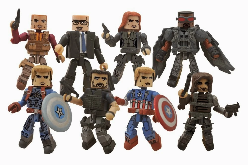 Marvel Minimates: Captain America: The Winter Soldier | Marvel Movies ...