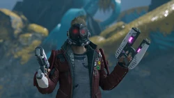 how to draw star lords gun