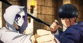 Mash Burnedead vs Abyss Razor | Mashle Wiki | Fandom