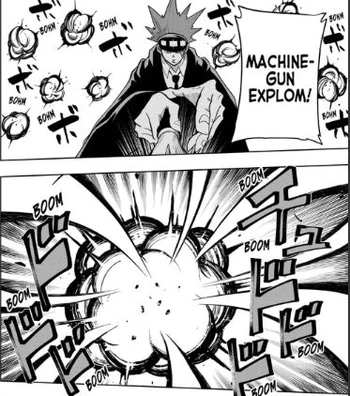 Machinegun Explomb | Mashle Wiki | Fandom