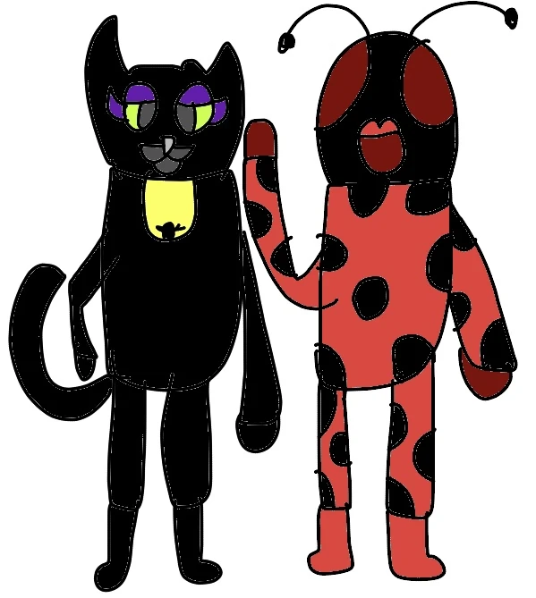 Ladybug & Black Cat (MTCS) | Masked Toon Singer Wiki | Fandom
