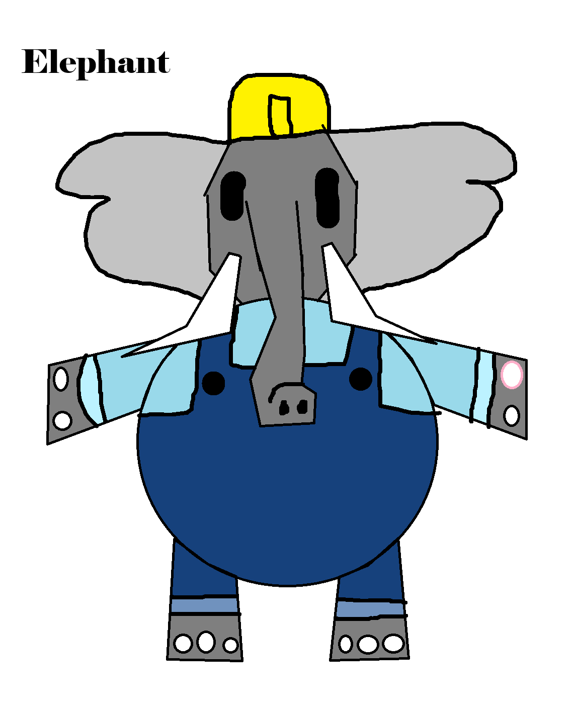 Elephant (NL123) | Masked Toon Singer Wiki | Fandom